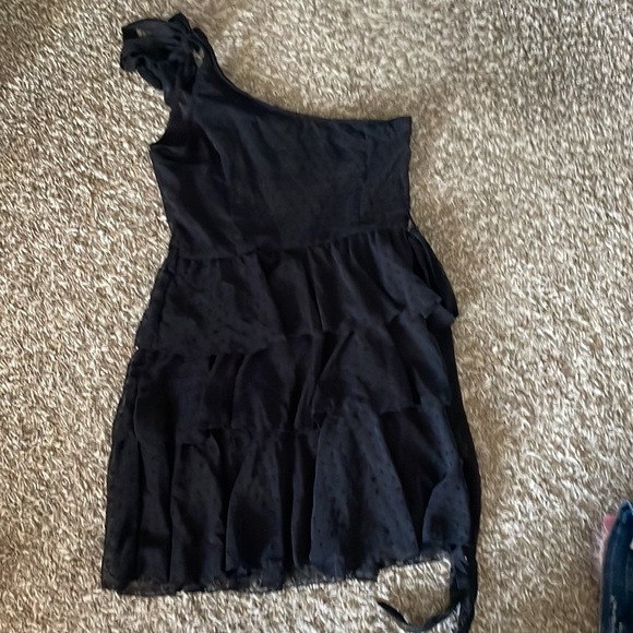 SHEIN | Dresses | Shein Large One Arm Ruffle Dressnever Been Worn ...